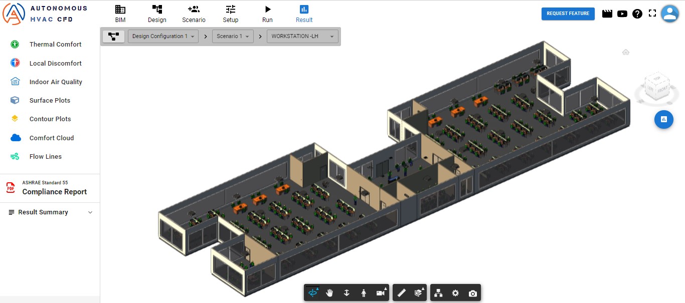 Ensure Thermal Comfort and IAQ in Office Workspace at the Design Stage