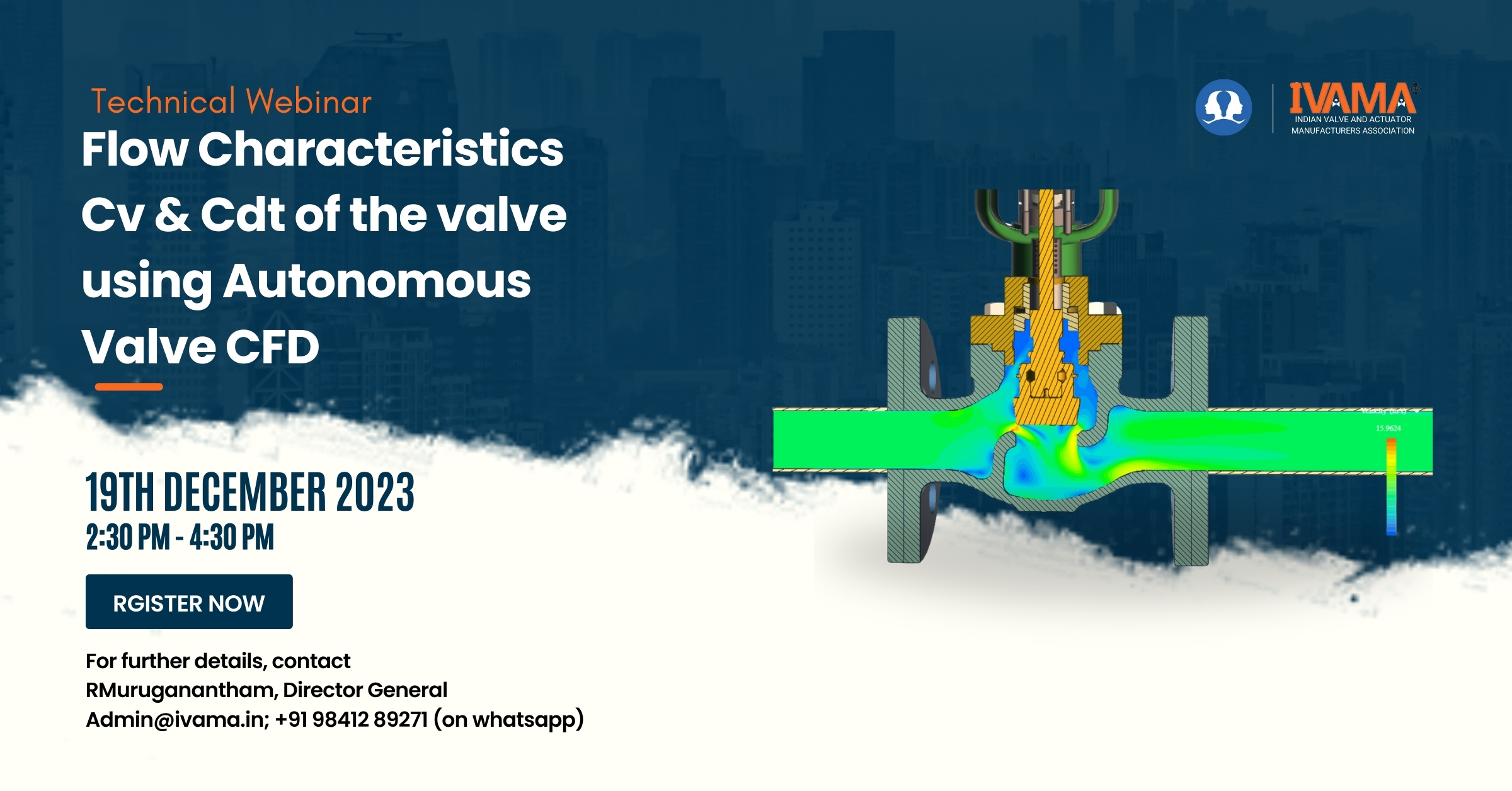 Flow Characteristics Cv & Cdt of the valve using Autonomous Valve CFD